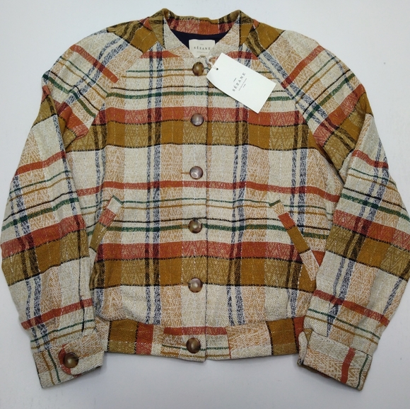 Sezane | Jackets & Coats | Sezane Mike Jacket In Texan Jacquard | Poshmark